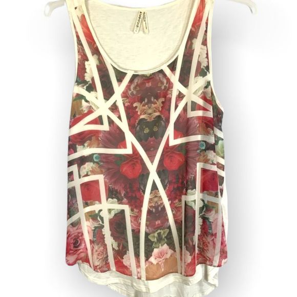 Gentle Fawn | Tops | Gentle Fawngeometric Floral Hilow Scoop Neck Tank ...
